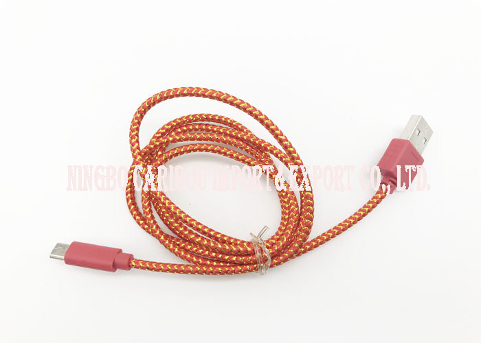 Android Mobile Phone USB Data Cable Fast Braided Charging Cord Custom ...